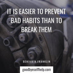 21 Bad Habits Quotes to Change Your Mindset - Goodbye Self Help