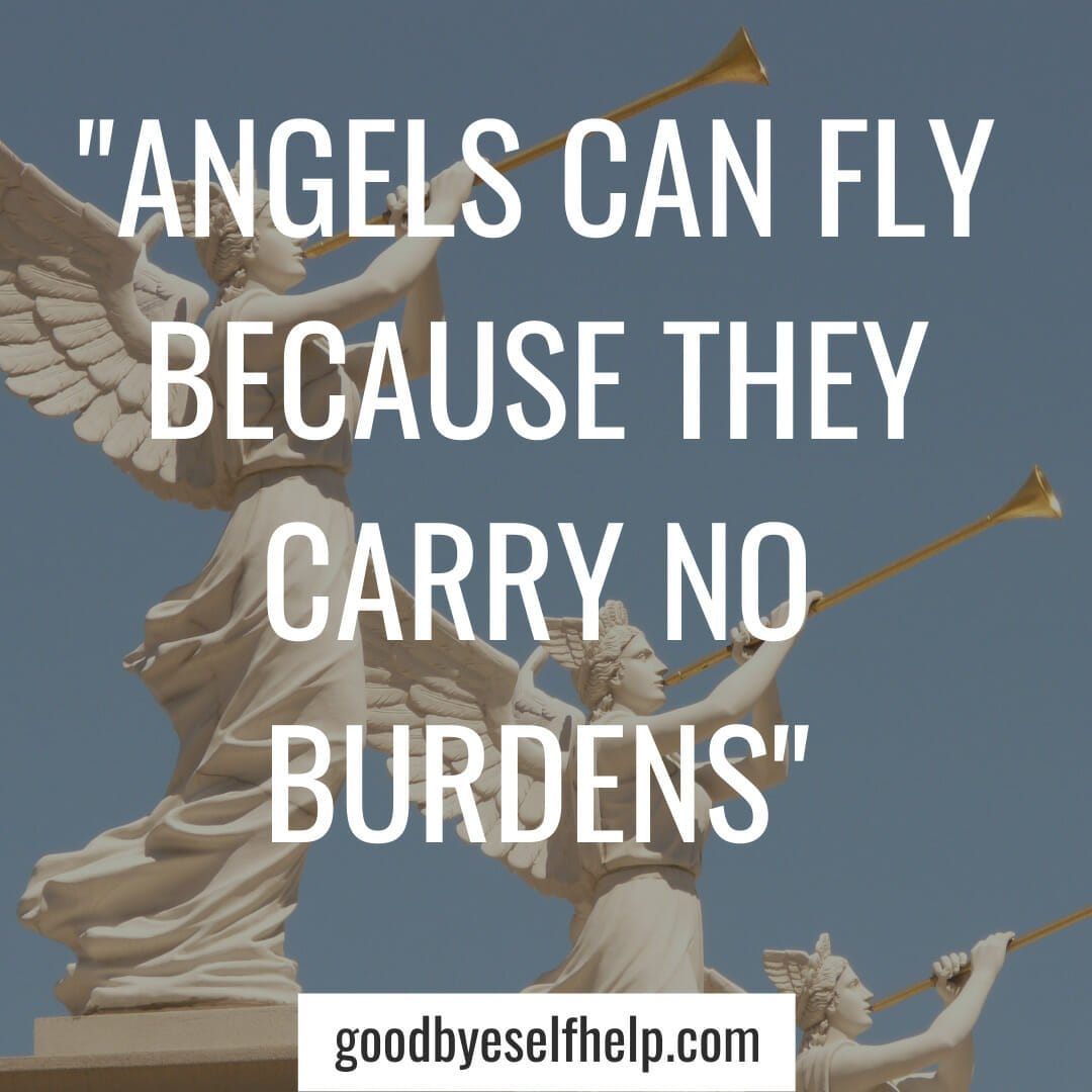 35+ Inspirational Angel Quotes to Give You Wings - Goodbye Self Help
