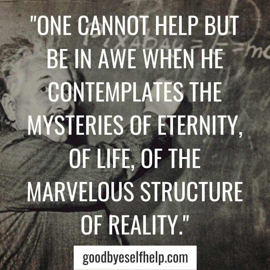 35+ Inspirational Einstein Quotes to Encourage You - Goodbye Self Help