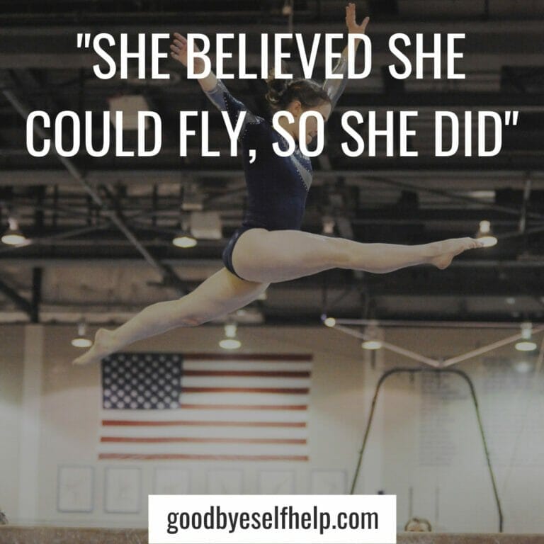 39+ Gymnastics Inspirational Quotes to Empower You - Goodbye Self Help