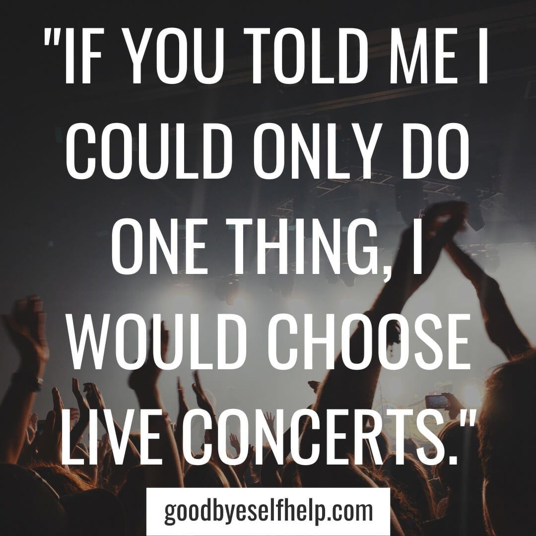 101 Concert Instagram Captions for the Perfect Post - Goodbye Self Help