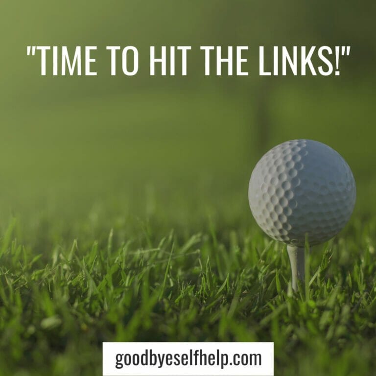101 Unique Golf Instagram Captions for the Perfect Post - Goodbye Self Help
